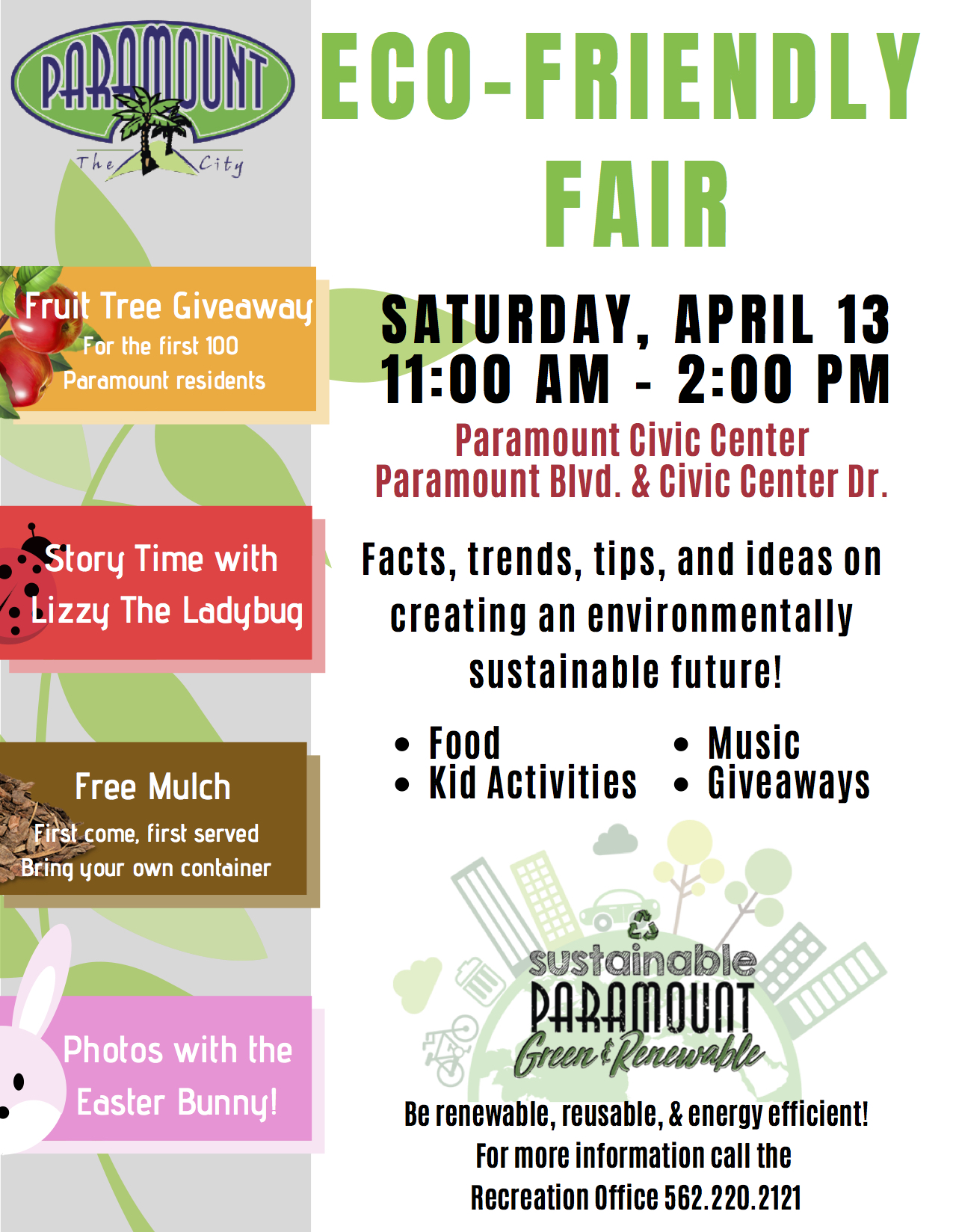 ECO-FRIENDLY FAIR | City of Paramount